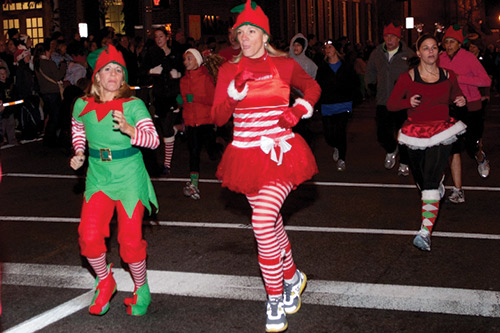 Running Elves Invade West Chester