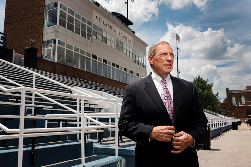 Villanova Football Coach Andy Talley Says Goodbye