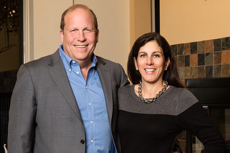 State Sen. Daylin Leach and Jennifer Mirak Leach